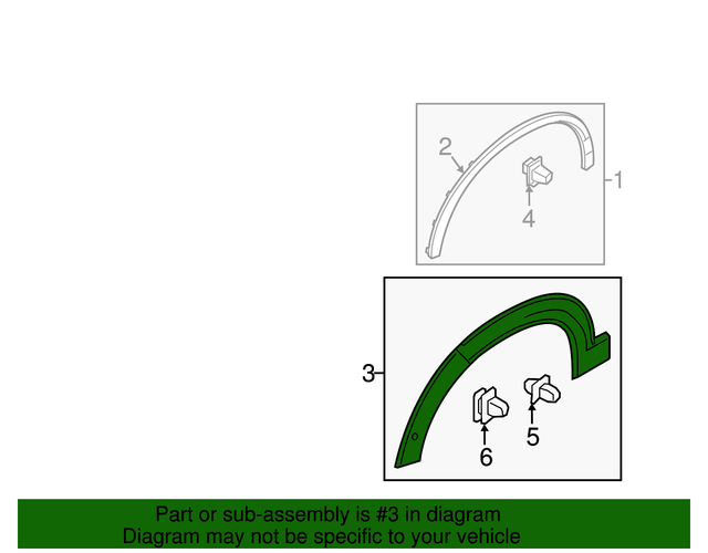 Genuine Volvo Wheel Arch Molding 39836879 for sale online | eBay