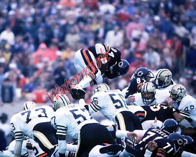 NFL Chicago Bears Walter Payton Up and Over Game Action Color 8 X 10 ...