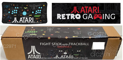 Atari Fight Stick Trackball Graphics Pack w/Squeegee - BRAND NEW | eBay