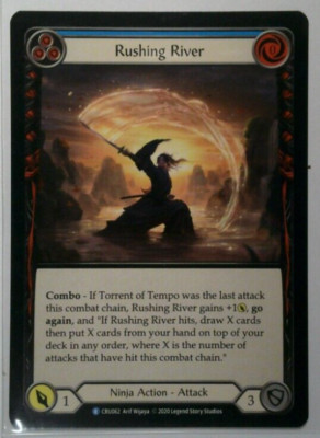 Flesh And Blood (FAB) - Rushing River *Blue* | eBay