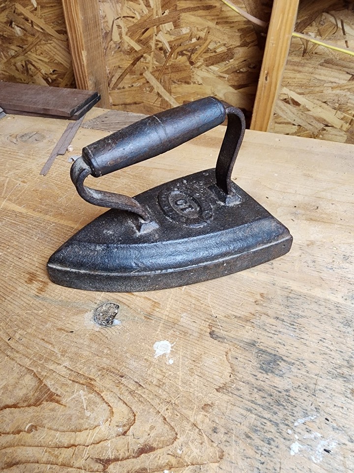 Antique Clothes Iron Cast Iron | eBay