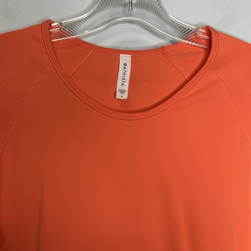 Athleta Women’s Speedlight Seamless Long Sleeve Athletic Top Tangerine ...