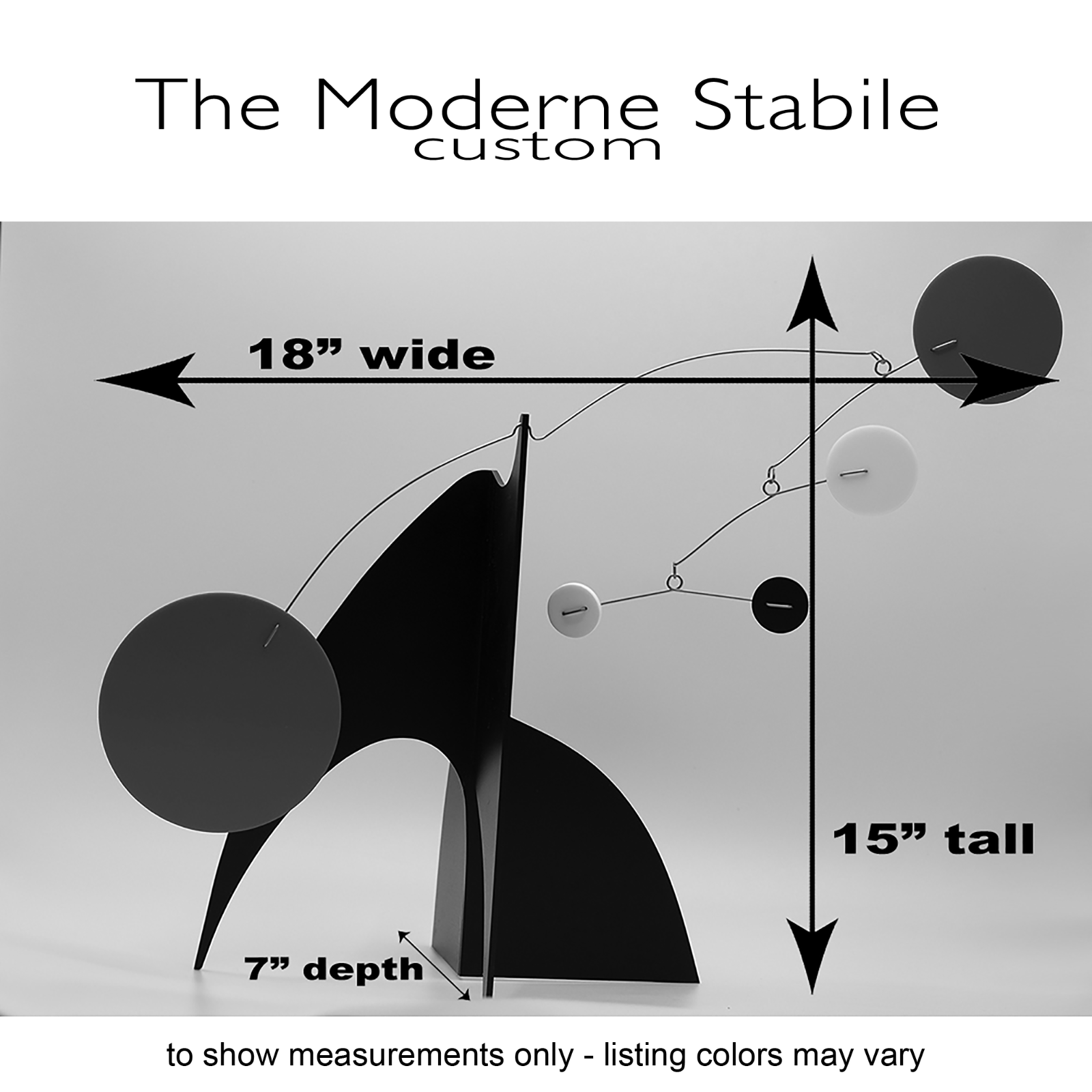 Retro Mod Sculpture - Mid Century Modern Style Kinetic Art Stabile Home ...