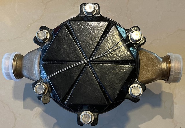 Elster Amco C700 5/8 /4 Direct read Bronze Water Meter for sale online ...