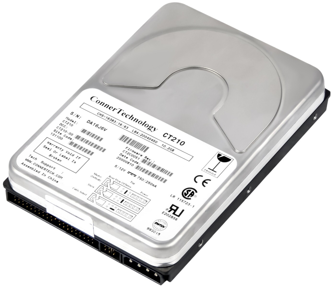 Conner 10.2GB Internal 5400RPM 3.5" (CT210) HDD for sale online | eBay