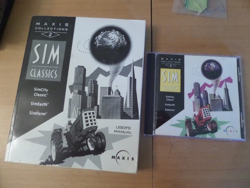 Sim Classics Sim City Sim Earth Sim Farm Maxis Collections 2 + Huge ...