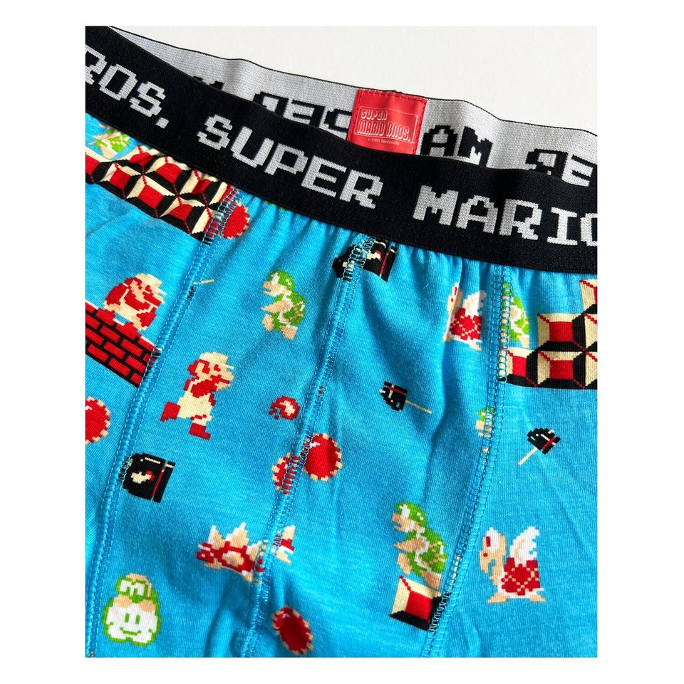 Super mario boxer briefs Fire Mario MSize | eBay