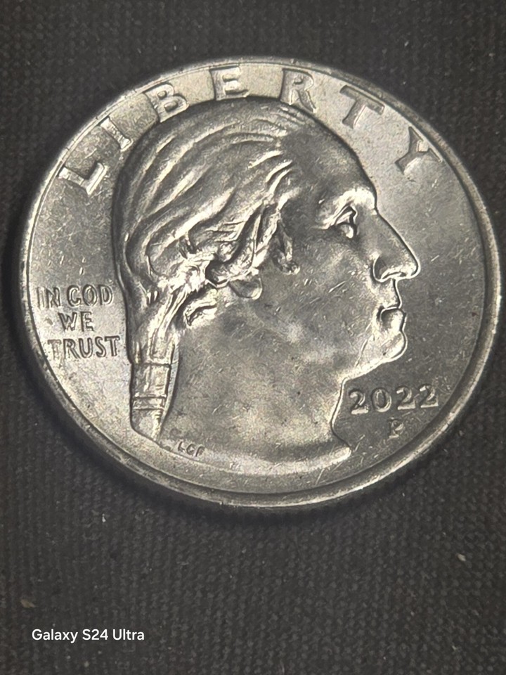 2022 D "Maya Angelou" Washington Quarter- MULTIPLE ERROR -"Drooling ...