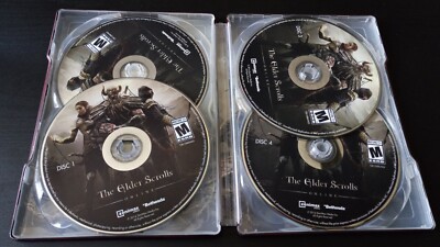 Elder Scrolls Online (PC) - Imperial Edition Steelbook 4 Disc Set RARE ...