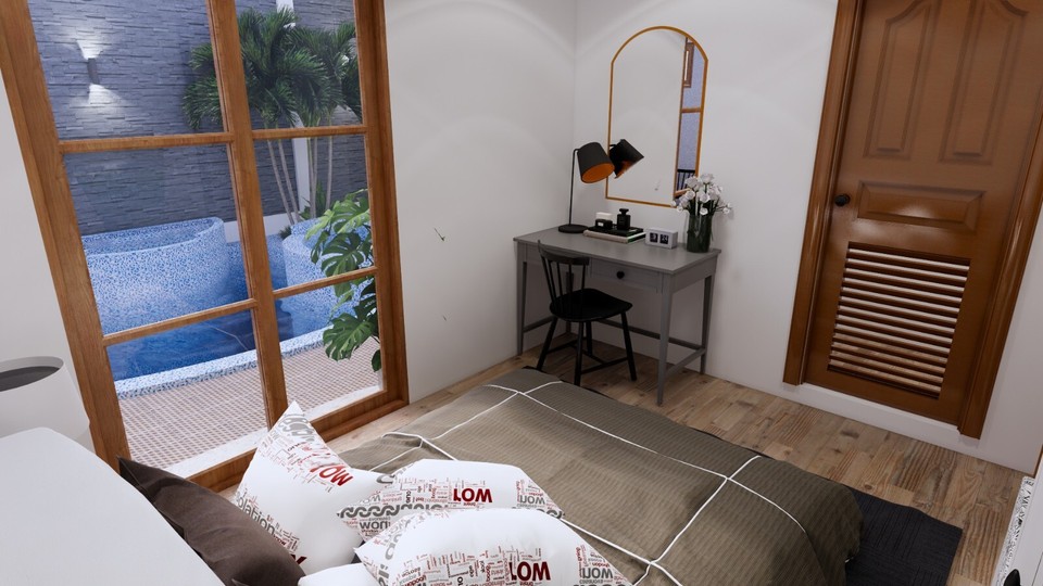 33x65 Feet House Plans 10x20 Meter 3 Bedrooms with Swimming Pool (A4 ...