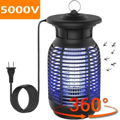 Bug Zapper 5000V Electronic Mosquito Zapper for Outdoor and Indoor ...