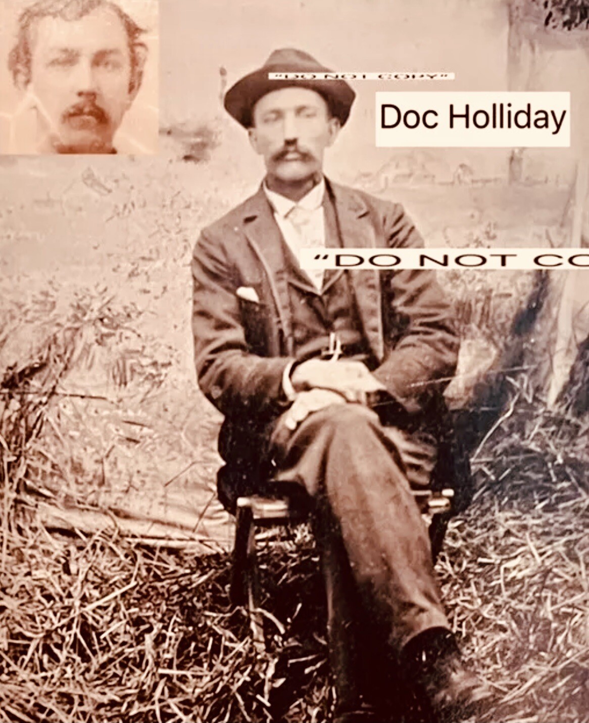 Doc Holliday Tintype. This Is The Real Deal. 90 % Face Match. 50% OFF ...