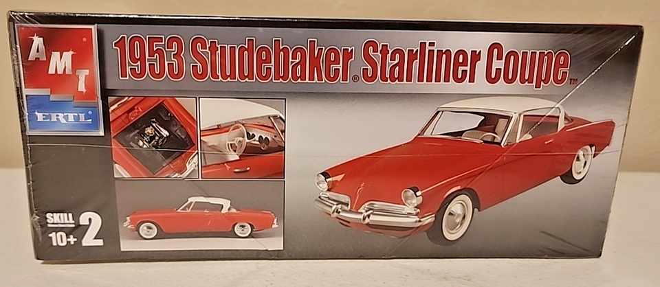 AMT 1953 Studebaker Starliner Coupe Kit # 31759 Factory Sealed 1:25 | eBay