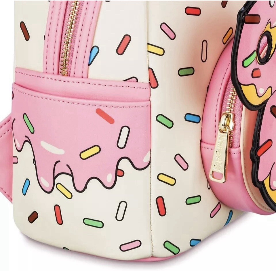 Loungefly Disney Mickey Mouse Eats Mickey Donut Mini Backpack | eBay