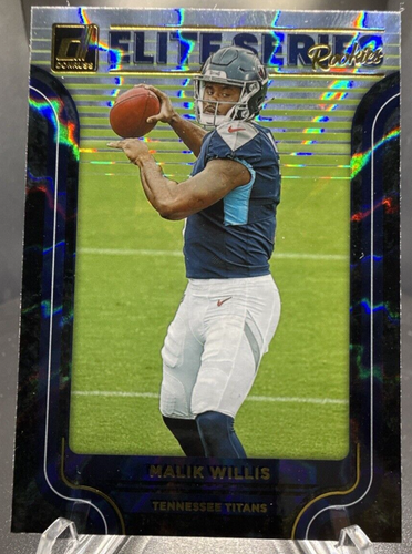 Malik Willis 2022 Panini Donruss Elite Series Rookies #ESR-3 Titans ...