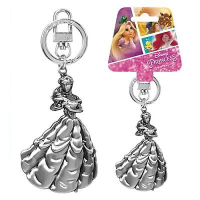 Disney Beauty & The Beast Belle Silver Pewter Key Chain | eBay UK