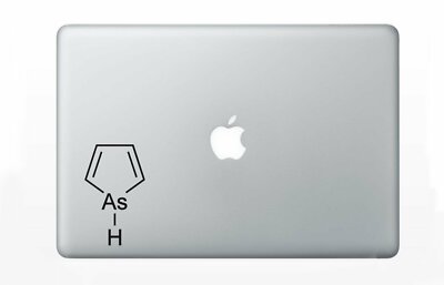 Arsole Chemical Structure Decal Sticker | eBay