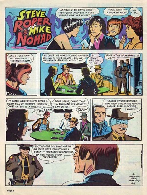Steve Roper & Mike Nomad - full page color Sunday comic - December 3 ...