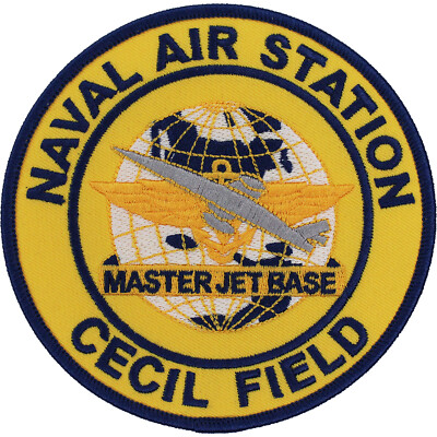 Naval Air Station Cecil Field Patch ( 4 1/2" ) P4810 | eBay