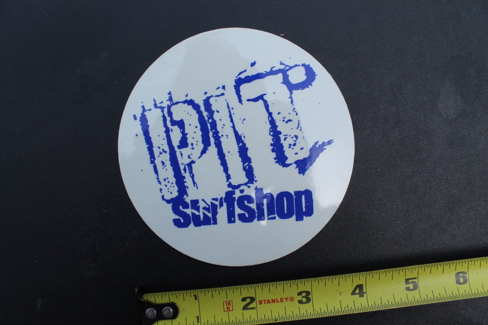 Pit Surf Shop Surfboards Punk Rock Blue White OG V48B Vintage Surfing ...