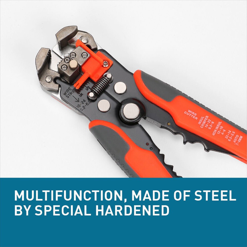 Automatic Professional Wire Striper Crimper Pliers Cutter Stripper ...