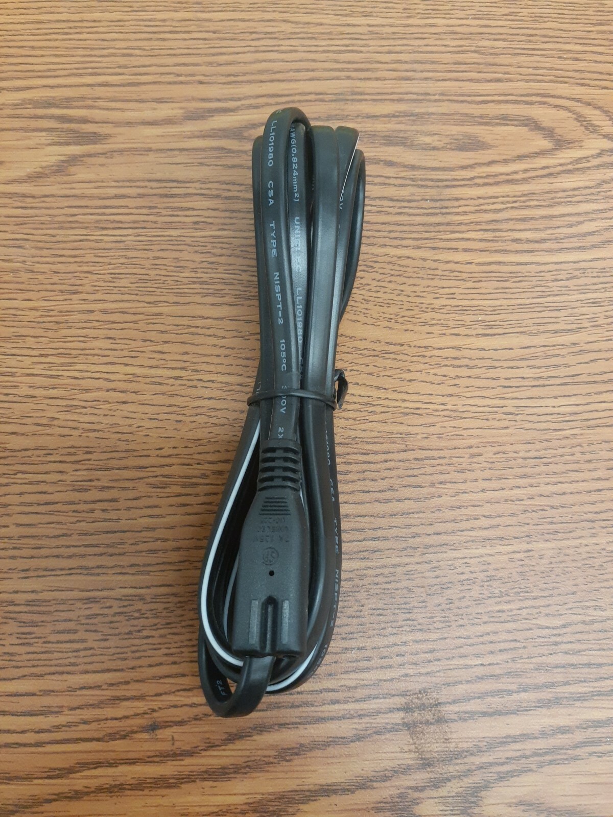 UNIELEC LL101980 - Prong Square Round Power Cord UL E157674 18AWG 6Ft ...