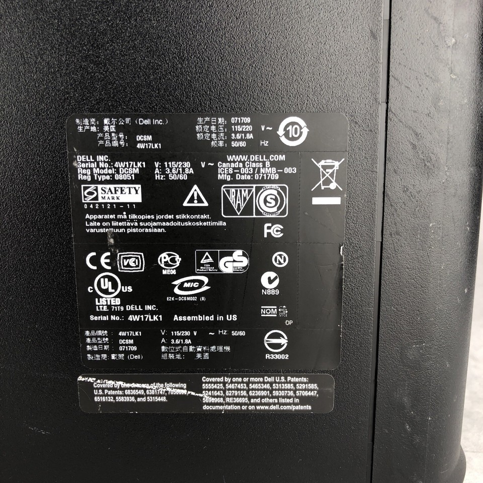 Dell Optiplex 760 MT Intel Core 2 Duo E7400 2.80GHz 2GB RAM No HDD No ...