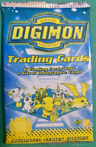 Bandi 1999 Digimon Series 1 Factory Booster Pack Digital Monsters ...