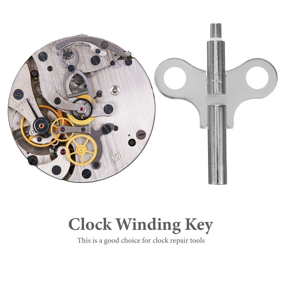 2pcs Clock Winding Keys Metal Clock Keys Clock Repair Kit Clock Winding ...