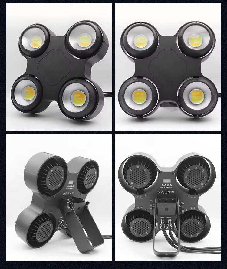 Outdoor 4 Eyes 4x100w COB LED Blinder Light COB Audience IP65 Stage ...