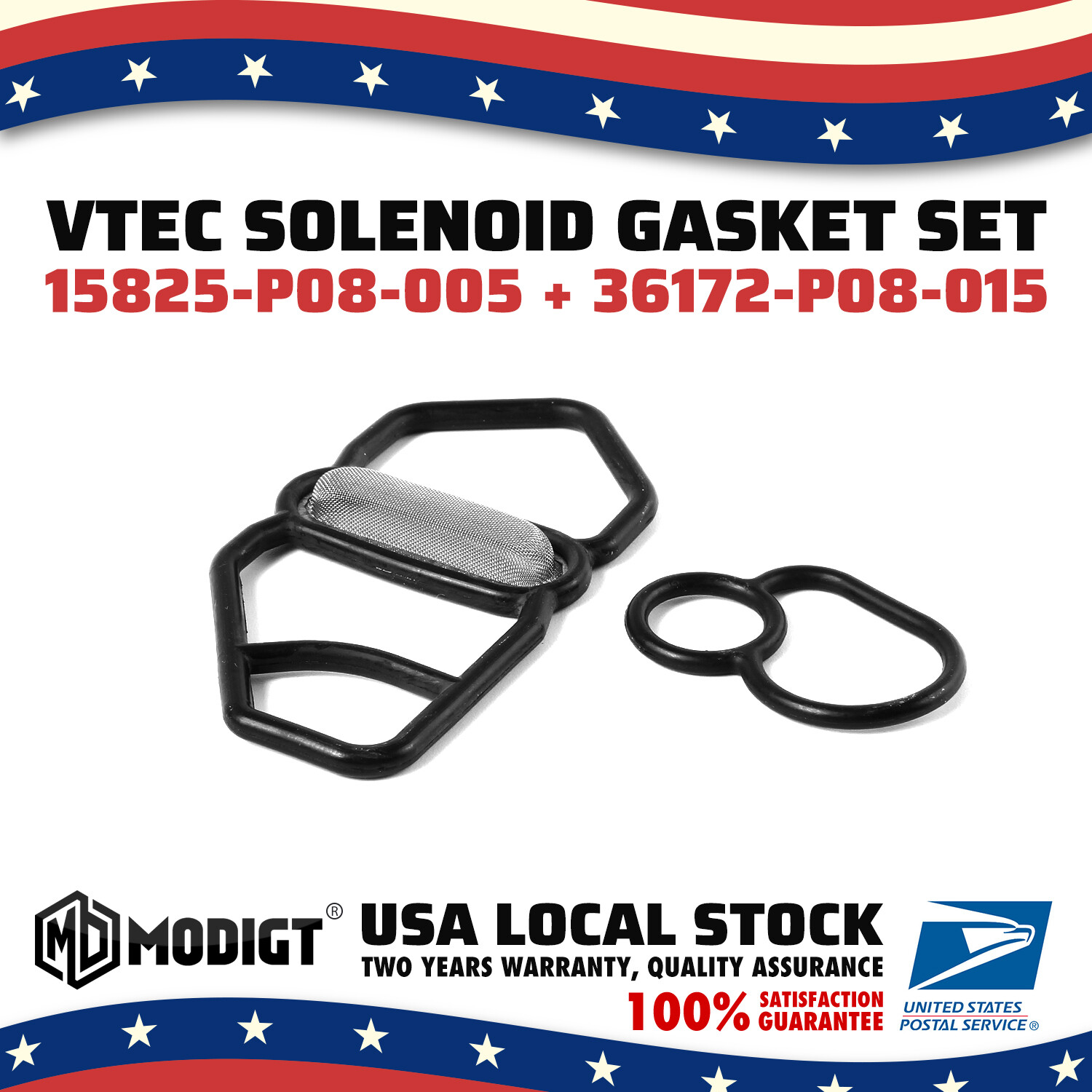 New For Honda Prelude VTEC Solenoid Gaskets Set 15825-P13-005 36172-P08 ...
