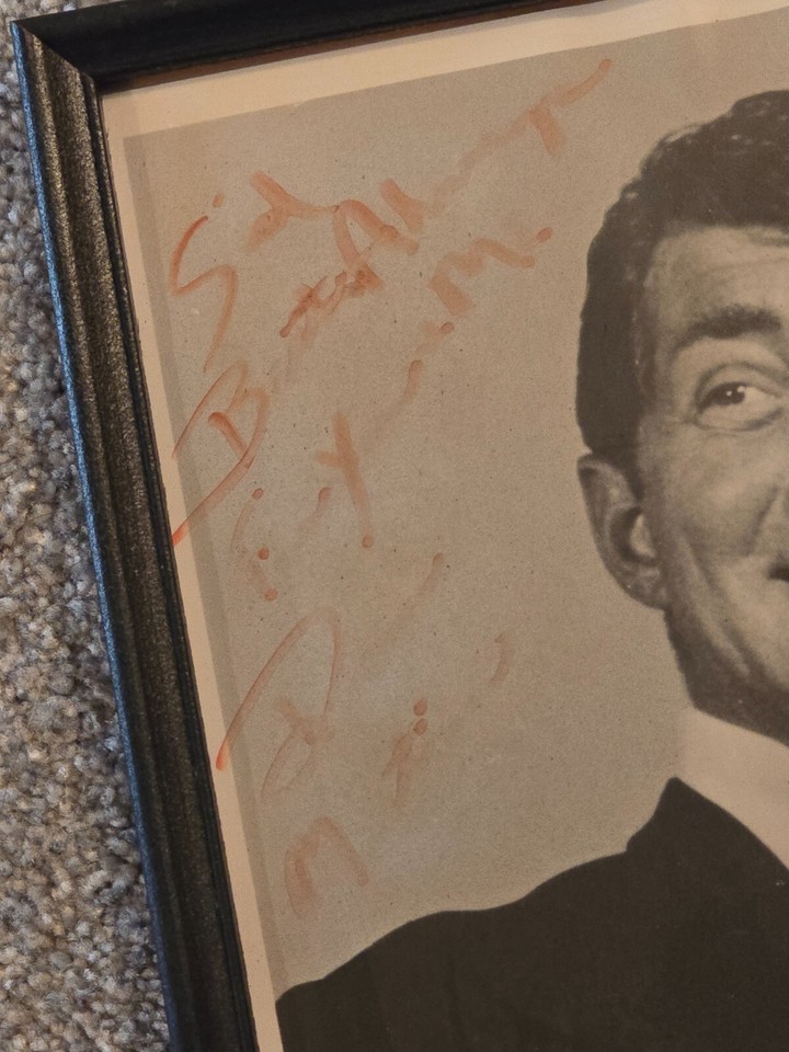 Dean Martin Autographed Photo - Great Gem of Legendary Singer & Actor ...