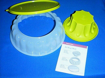 TUPPERWARE Jel-Ring Salad/Dessert /Punch Bowl Ice Mold Ring 1202 ...