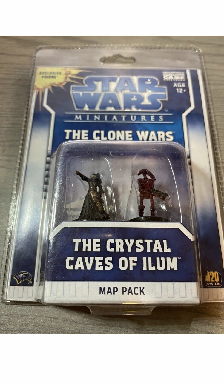 Star Wars Miniatures Clone Wars The Crystal Caves of Ilum Map Pack (NIB ...