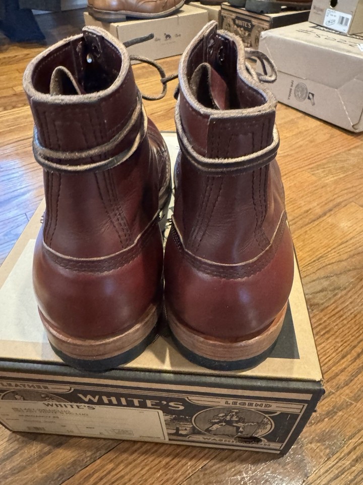White’s MP Sherman Boots 10.5 D Burgundy Color # 8 | eBay