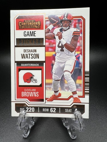 2023 Panini Contenders - Deshaun Watson #24 Bronze Game Ticket | eBay