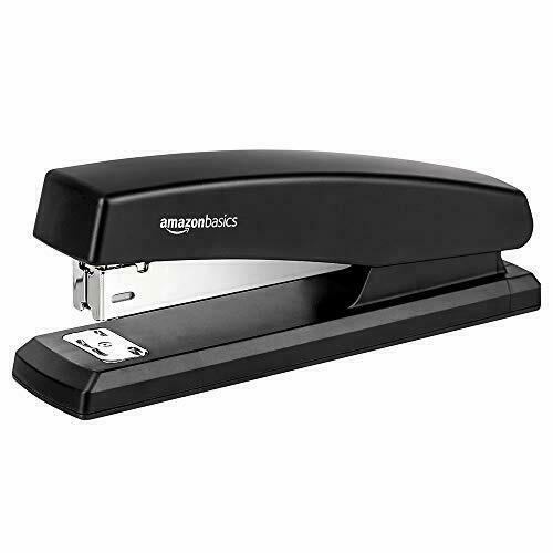 AmazonBasics DLSP-01 Office Stapler with 1000 Staples - Black for sale ...