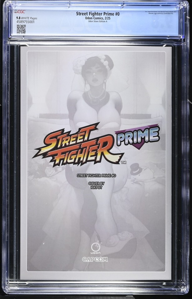 Street Fighter Prime 0 Udon Comics Udon Store Edition A CGC 9.8 Chun-Li ...