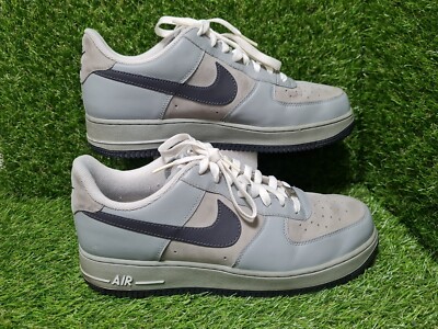 NIKE AIR FORCE I LOW #315122-009 MEN SIZE 11 IN GREY/WHITE (2009) | eBay
