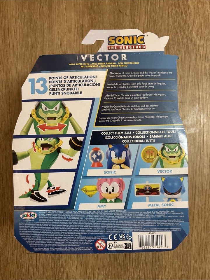 Sonic The Hedgehog Vector 13 Points of Articulation by Jakk’s ...