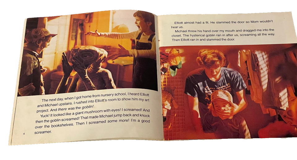 Vintage E.T. The Extra-Terrestrial as Told by Gertie, Read along book ...