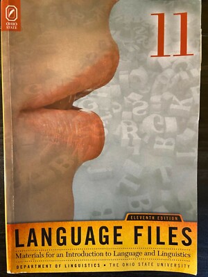 Language Files 11th Edition; An Introduction to Language & Linguistics | eBay
