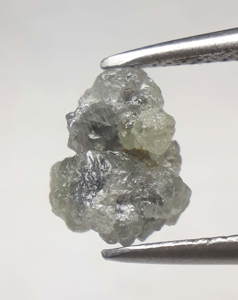 1.60 Ct Rough Diamond Uncut Diamond Raw Diamond Natural Rough Grey ...