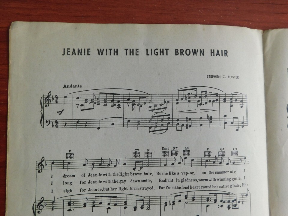 (I Dream of) Jeanie With The Light Brown Hair - Stephen Foster- 1939 ...