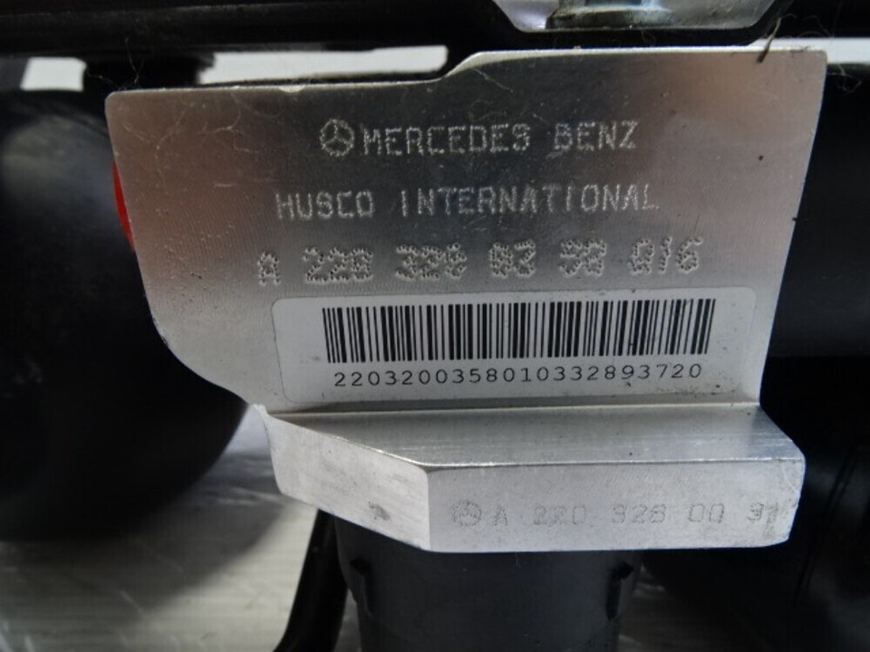 04 Mercedes R230 SL500 valve block, ABC suspension, rear 2203200358 | eBay