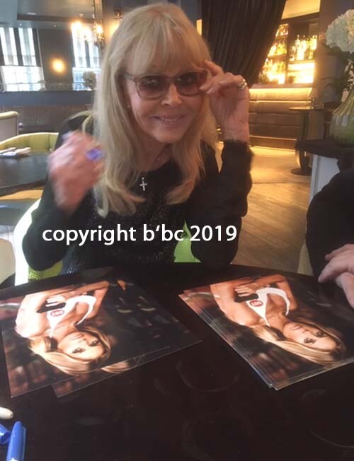 BRITT EKLAND 007 JAMES BOND GIRL AUTOGRAPH OFFICIAL B'BC SIGNING APRIL ...