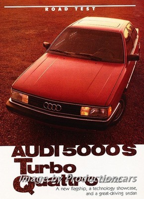 1985 Audi 5000S Turbo Quattro Original Car Review Report Print Article ...