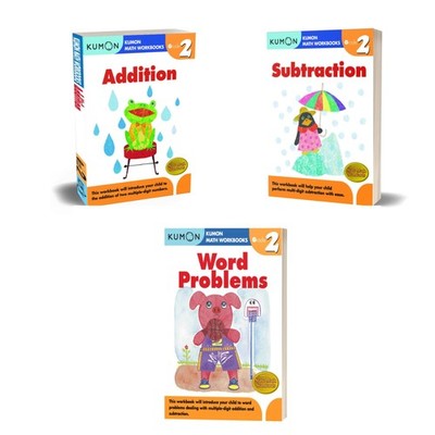 Kumon Kumon Grade 2 Workbook Set (3 workbooks) Addition, (Paperback ...