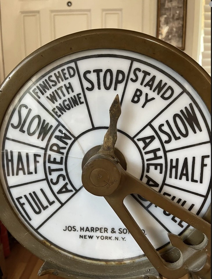 Victory Ships Telegraph WW2 Solid Brass 44 Inches Tall Local Pick Up ...