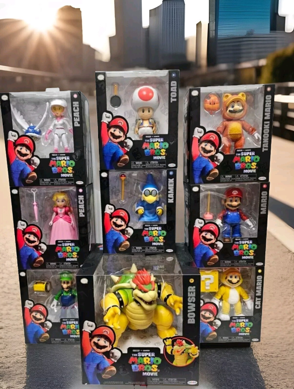 SUPER MARIO BROS MOVIE Figures🔥Complete Set🔥Jakks Pacific - Lot Of 9 ...